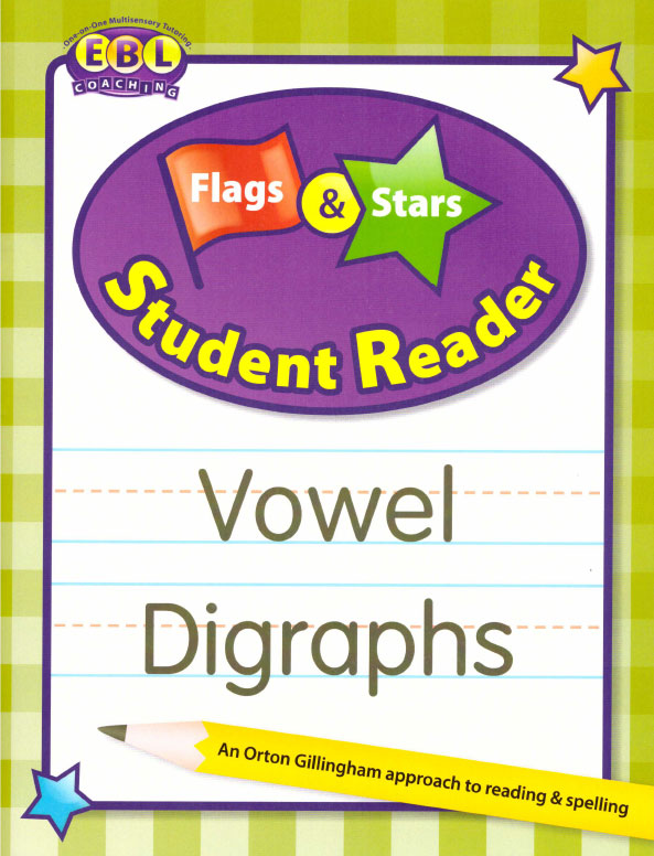 Flags and Stars Vowel Digraphs Student Reader NEW! - EBL Coaching